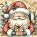 Vintage Santa Claus Clipart Set | Retro Christmas Illustrations ...