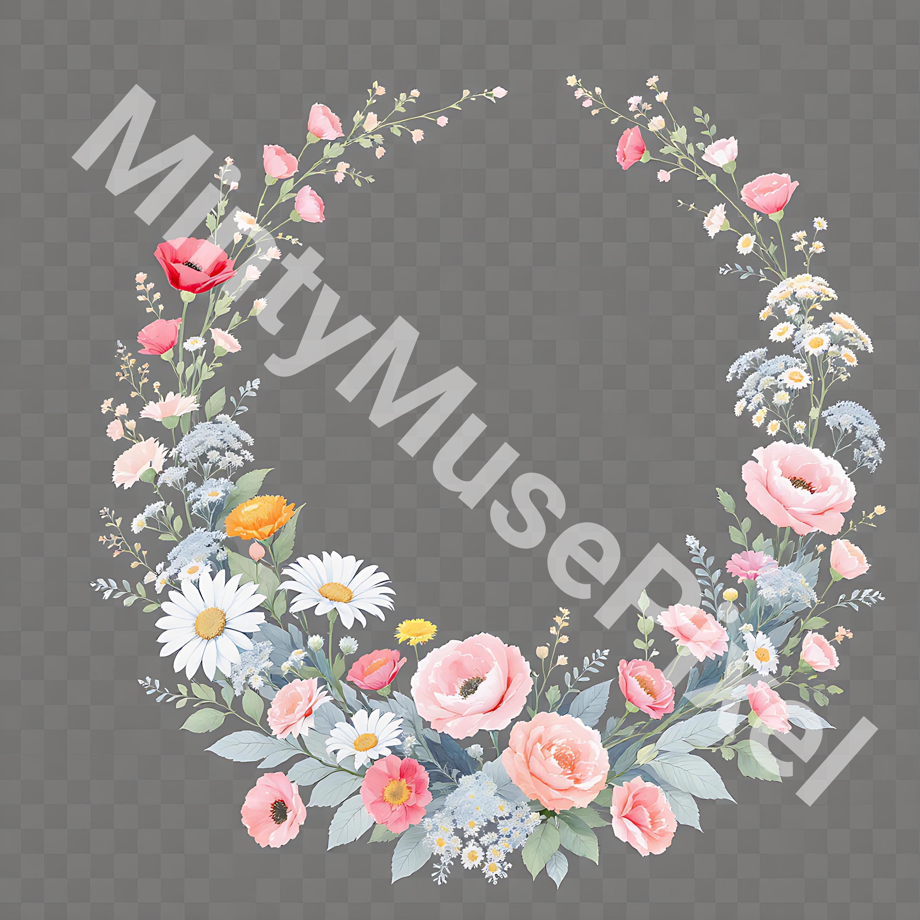 10 Wildflowers Watercolor Clipart | Hand-painted Floral | Wildflower ...