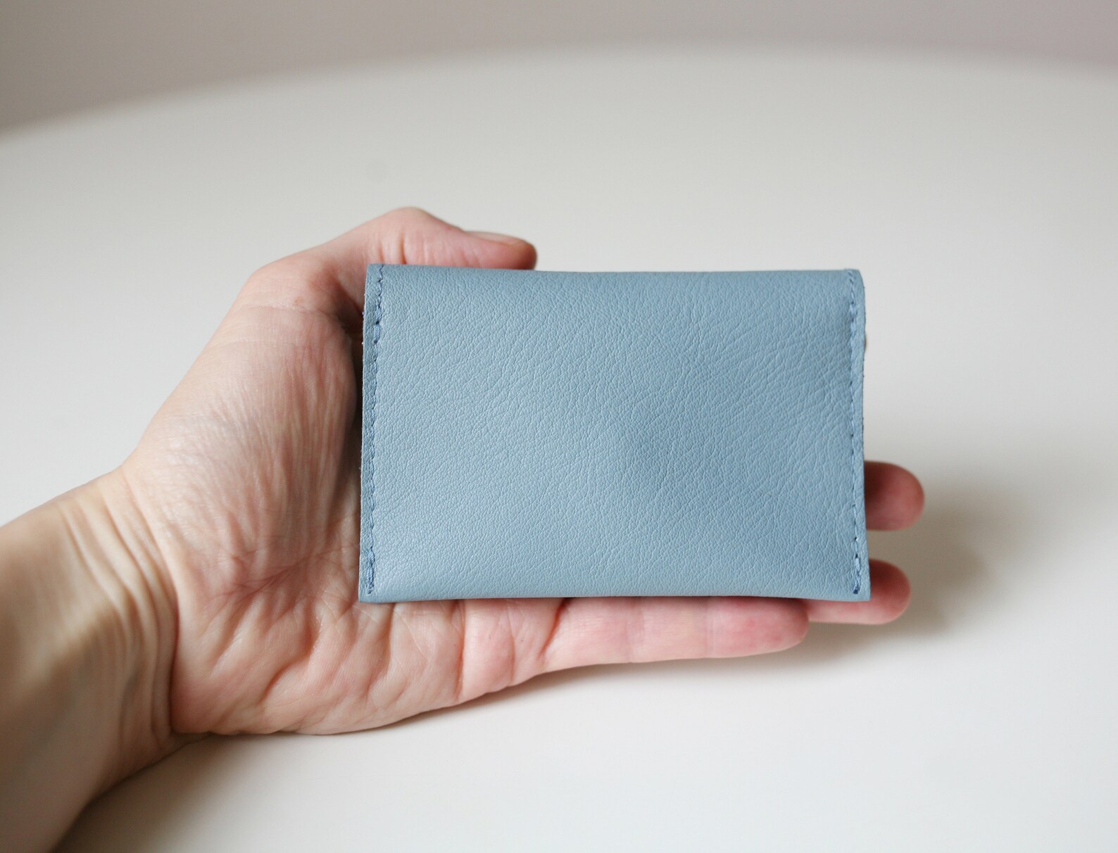 Bifold Mini Leather Wallet Available in 8 Colors Cardholder - Etsy