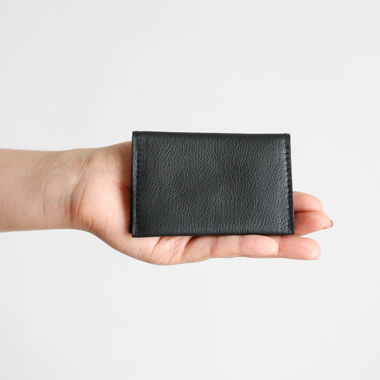 Bifold Mini Leather Wallet Available in 8 Colors Cardholder - Etsy