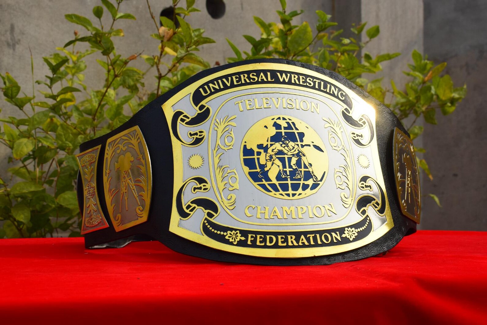 UWF Television Heavyweight Wrestling Championship Title Belt Engraved ...