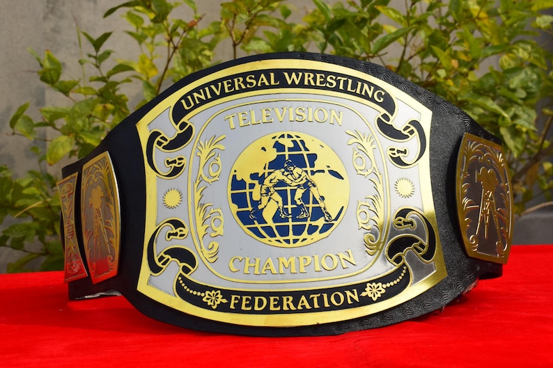 UWF Television Heavyweight Wrestling Championship Title Belt Engraved ...