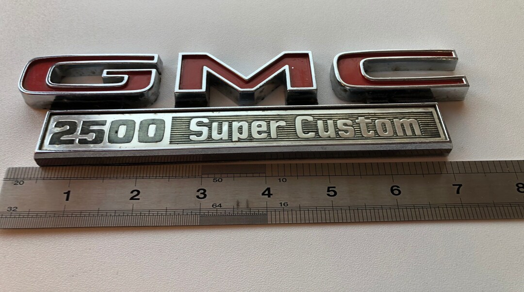 1971 GMC 2500 Super Custom Fender Emblem - Etsy