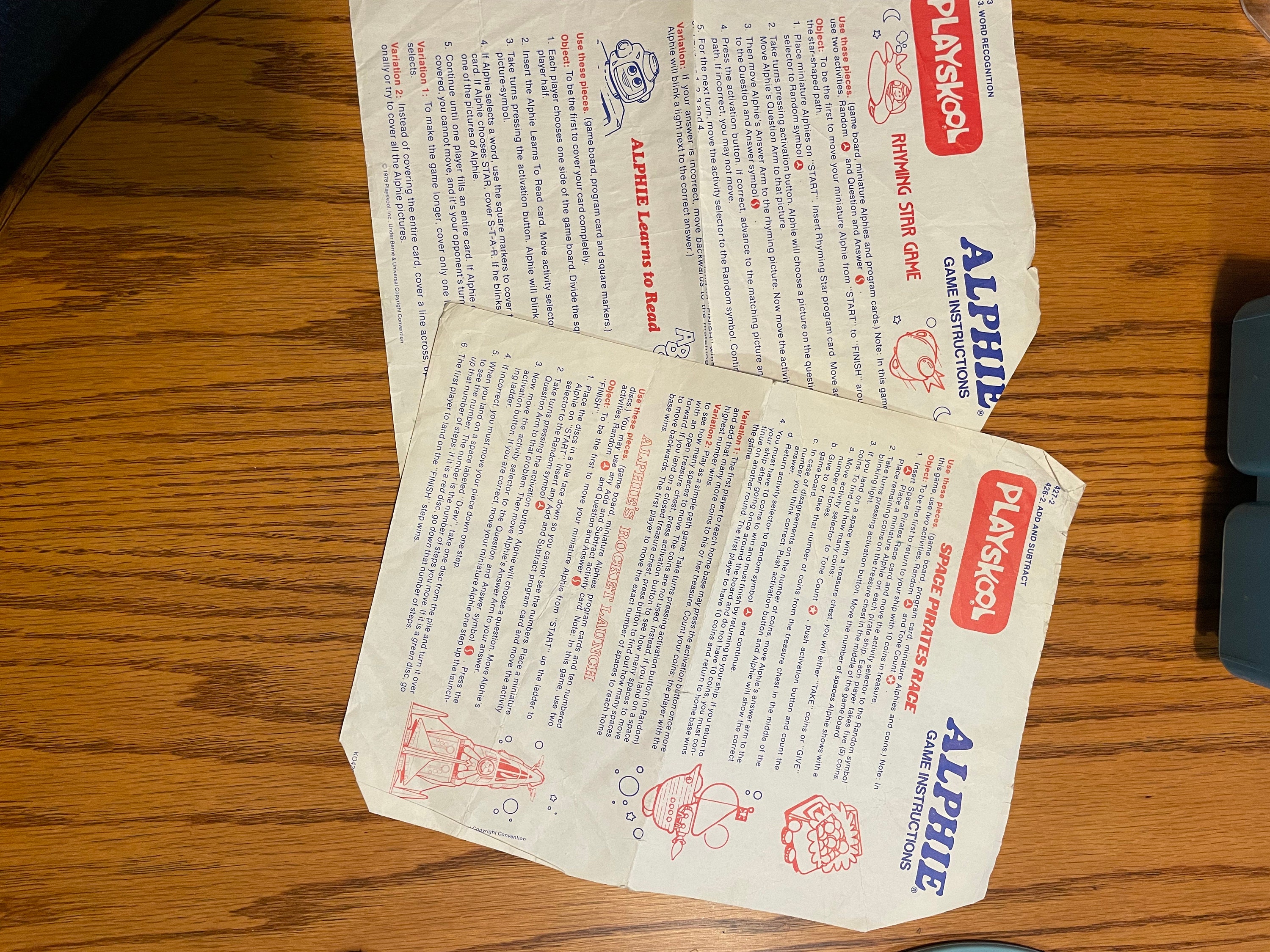 1978 Playskool Alphie #1 With Box and Accessories - Works - Etsy