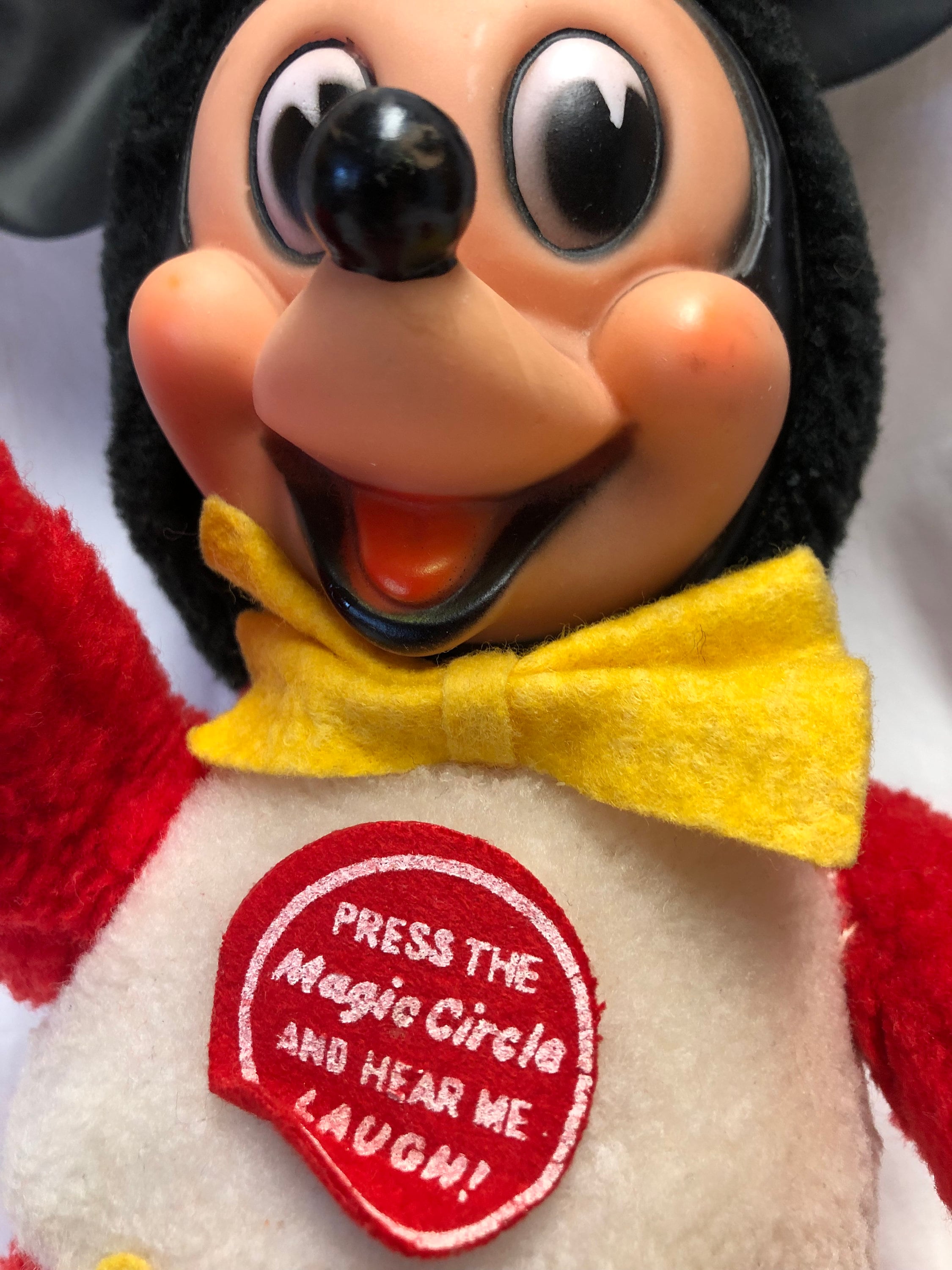 Mickey Mouse Very Old 'press the Magic Circle and Hear Me - Etsy