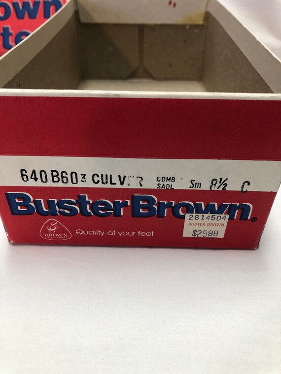 Buster Brown Saddle Shoes with Original Box Child Siz… - Gem