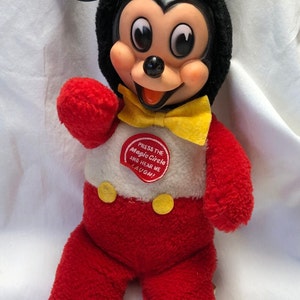 Mickey Mouse Very Old 'press the Magic Circle and Hear Me Laugh!' - Etsy