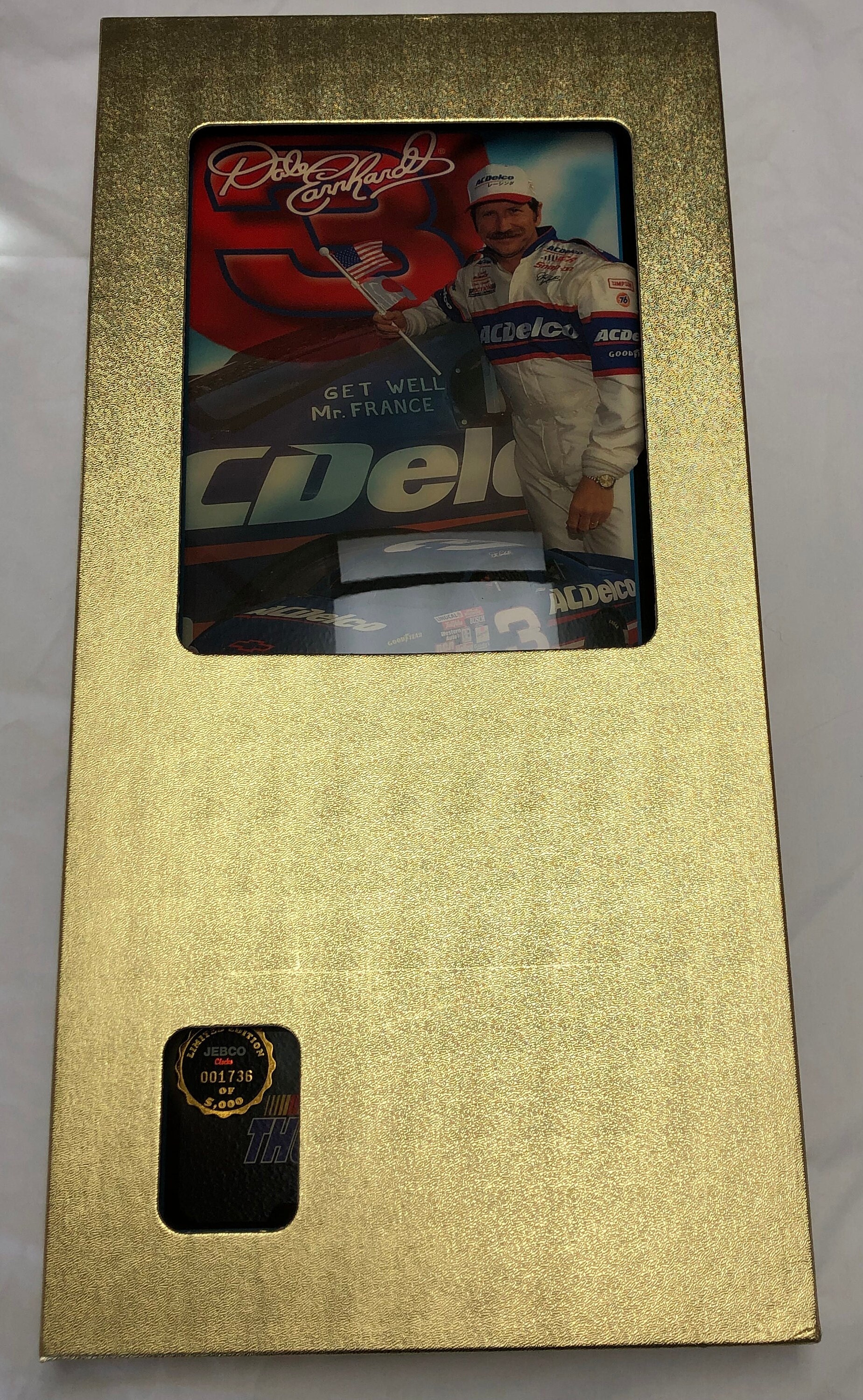 Dale Earnhardt AC Delco Clock New in Box Numbered 001736 of 5000 - Etsy