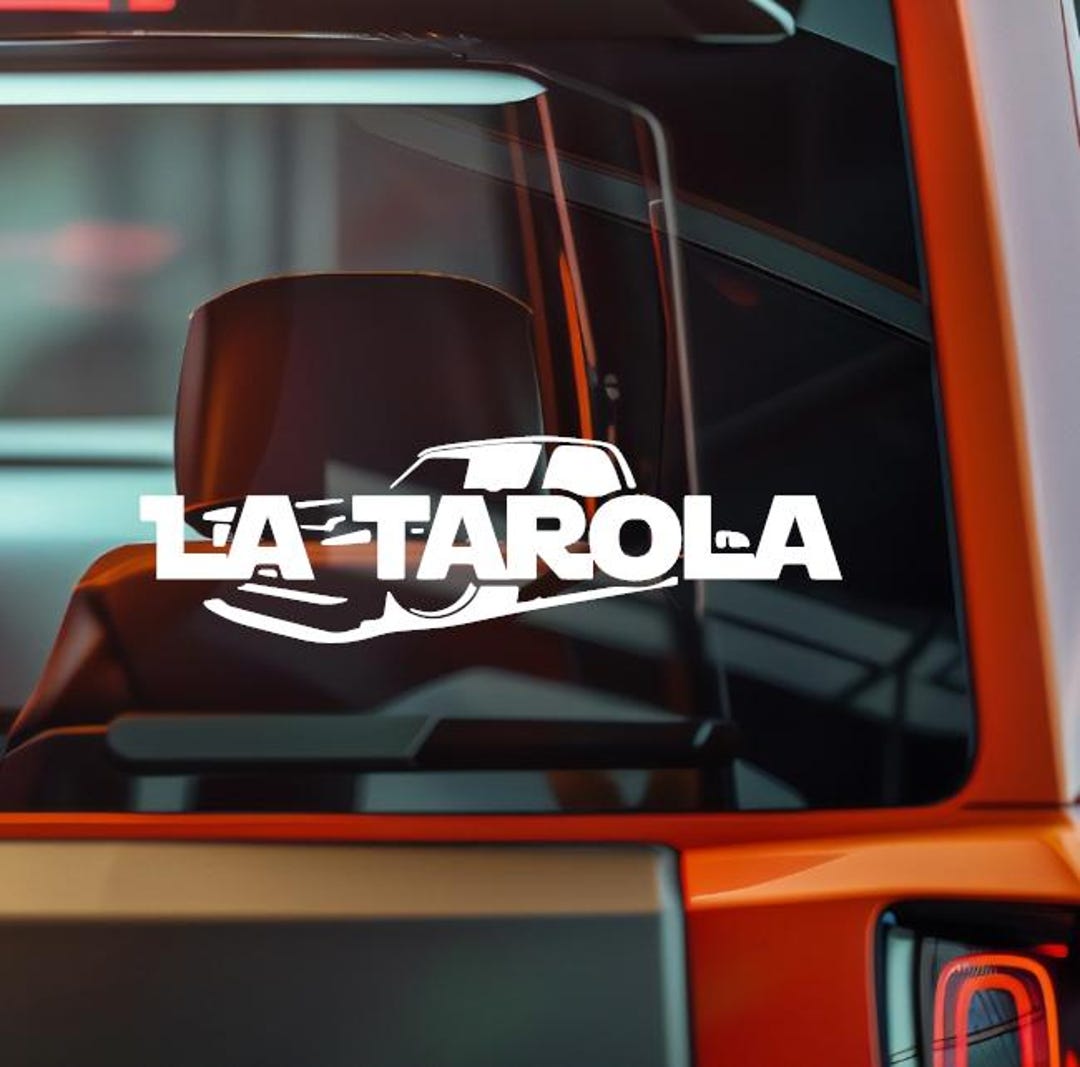 La Tarola Truck Decal | 20+ Colores | Waterproof Vinyl Sticker | Car ...
