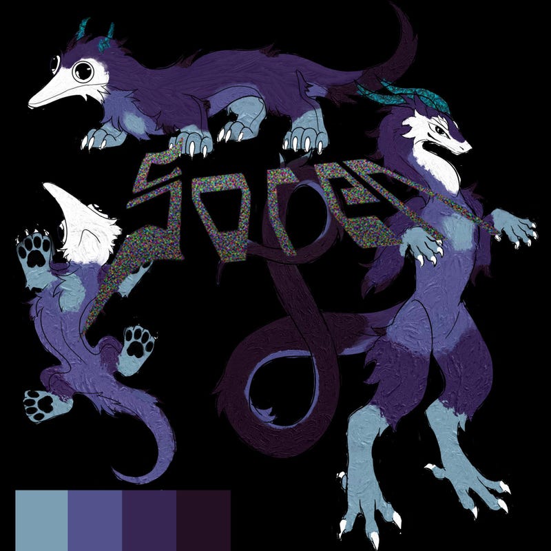 Purple Dragon Pfp - Etsy