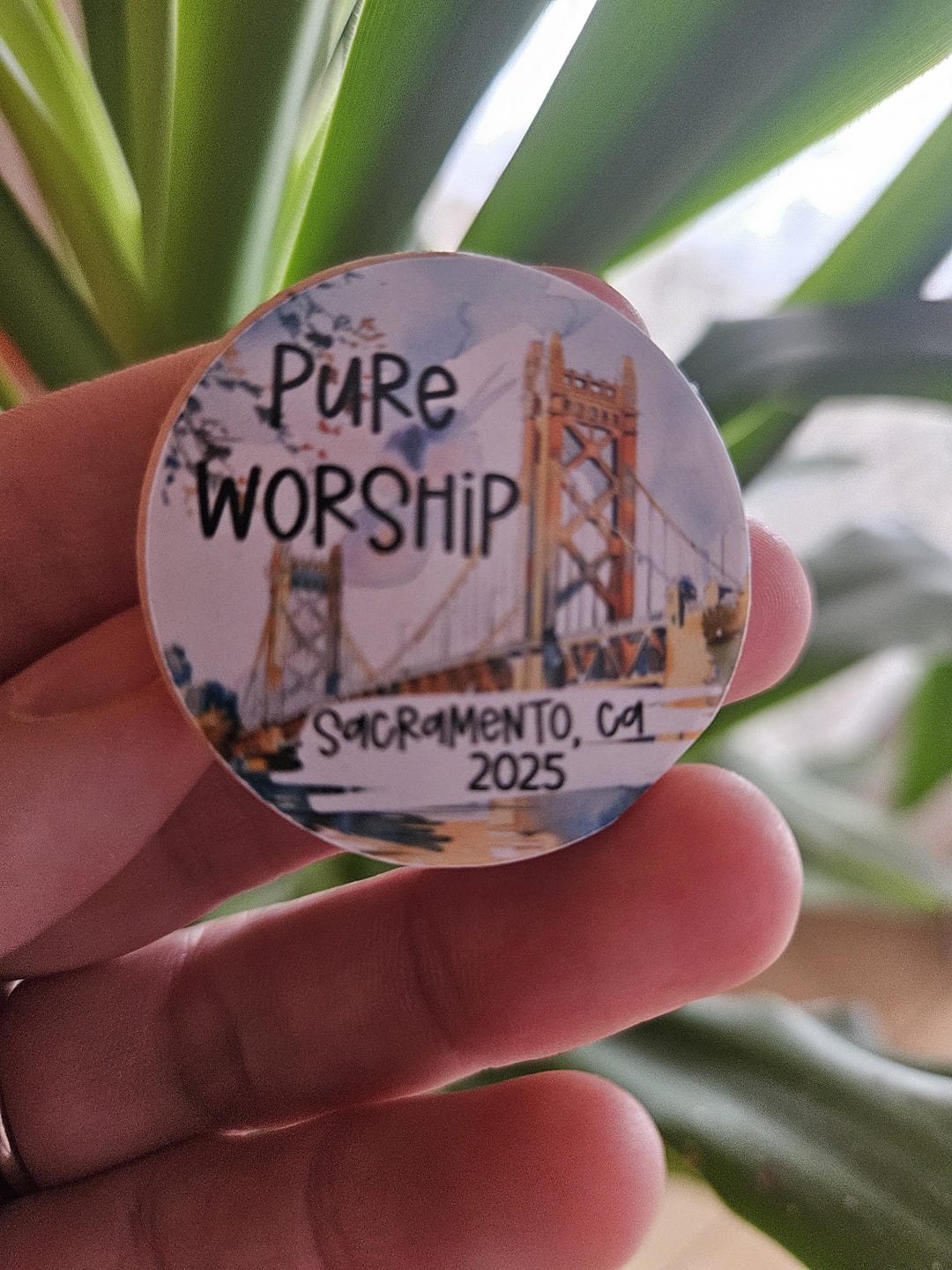 Pure Worship 2025 Convention Buttons Pins Sacramento JW Jehovah's ...