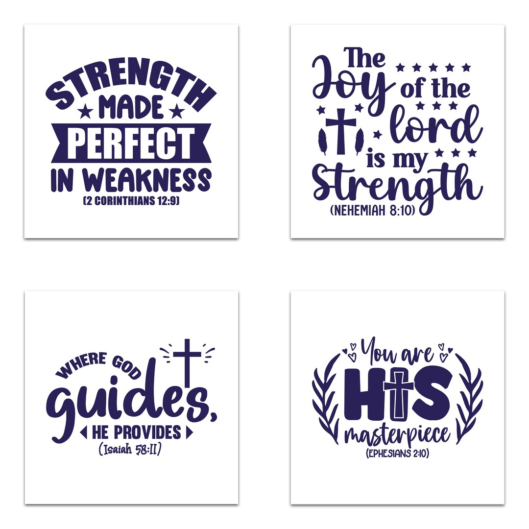 20 Scripture Bible Quilt Squares - Etsy