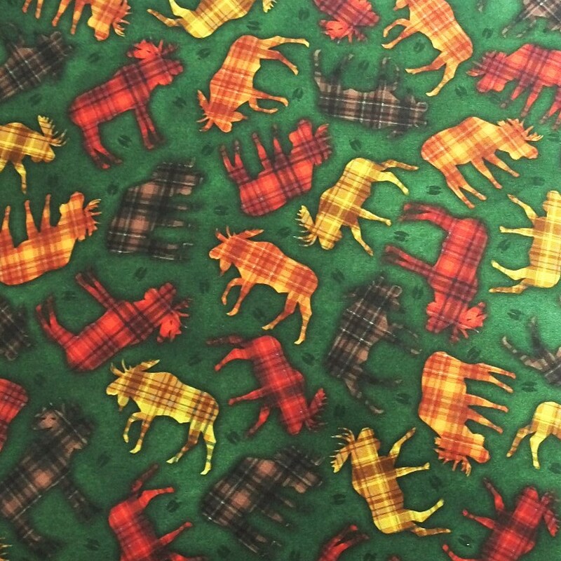 Moose Fabric - Etsy