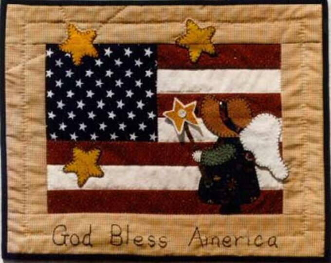 Quilt Pattern, Patriotic Quilt Pattern, Applique Quilt Pattern ...