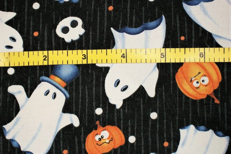 Halloween Fabric Ghost Fabric by the Yard Henry Glass | Etsy