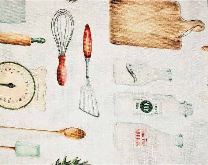 Kitchen Fabric, Country Fabric, by the Yard, Springs Creative, Quilting ...