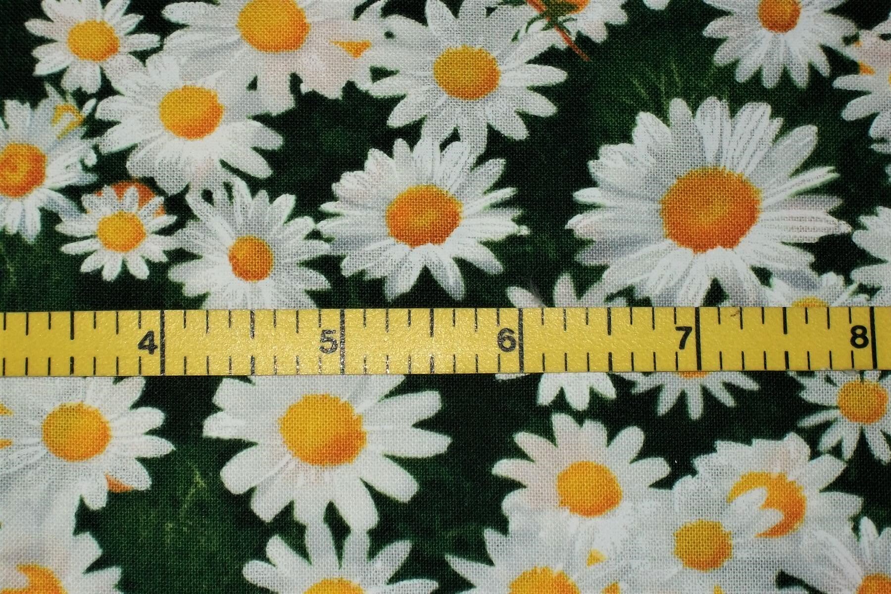 Flower Fabric Daisy Fabric Spring Fabric by the Yard - Etsy