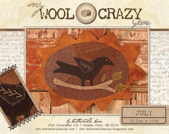 Crow Applique Pattern - Etsy