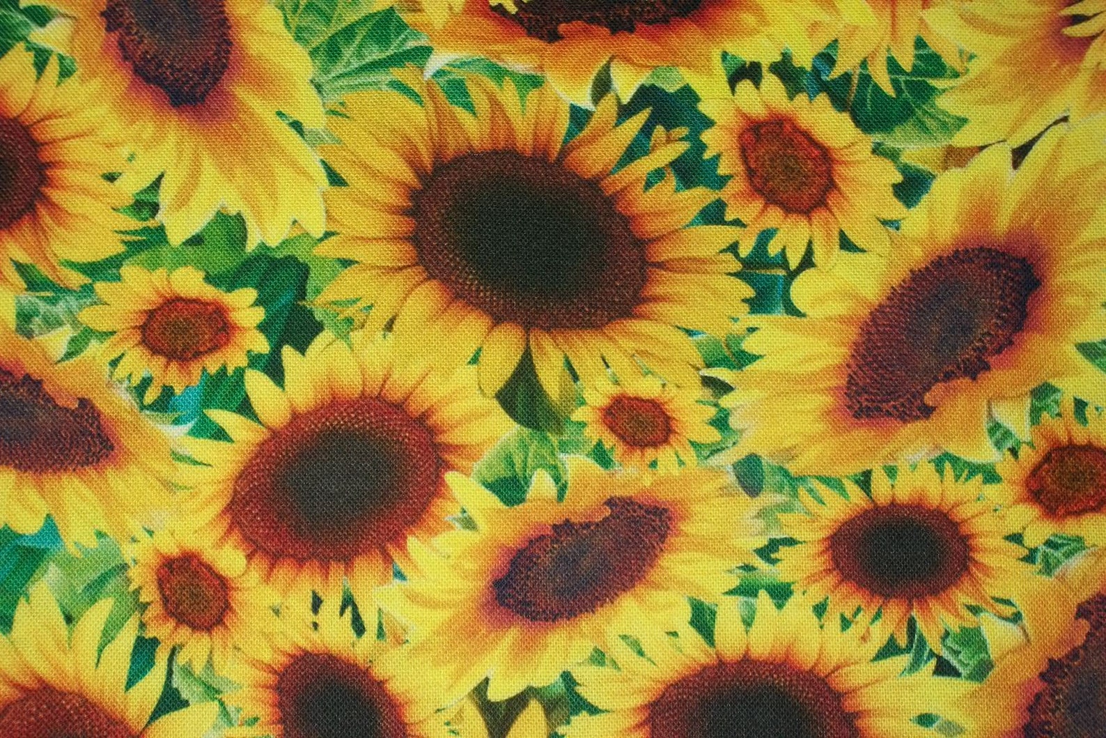 Sunflower Fabric by the Yard Country Fabric QT Fabrics - Etsy
