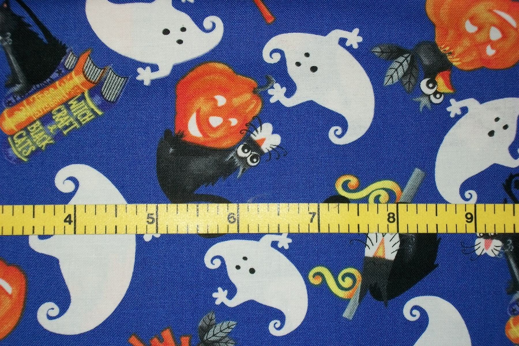 Halloween Fabric Pumpkin Fabric Ghost Fabric by the Yard - Etsy