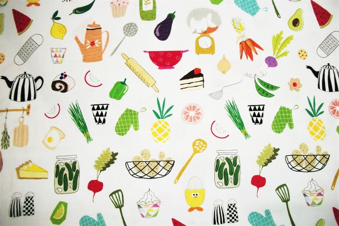 Kitchen Fabric, Kitchen Country Fabric, by the Yard, QT Fabrics ...