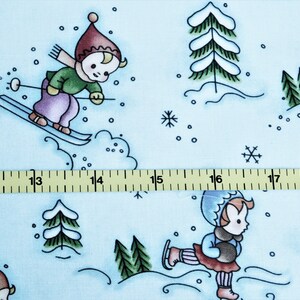 Christmas Fabric, Winter Fabric, Snow Village Fabric, by the Yard ...