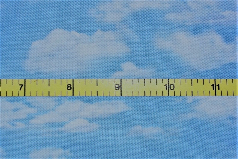 Cloud Fabric, Sky Fabric, by the Yard, Elizabeth Studios, Quilting ...
