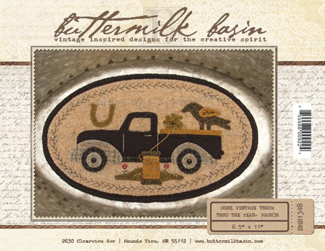 Wool Applique Pattern, Folk Art Pattern, Crow Wool Applique, Wool ...