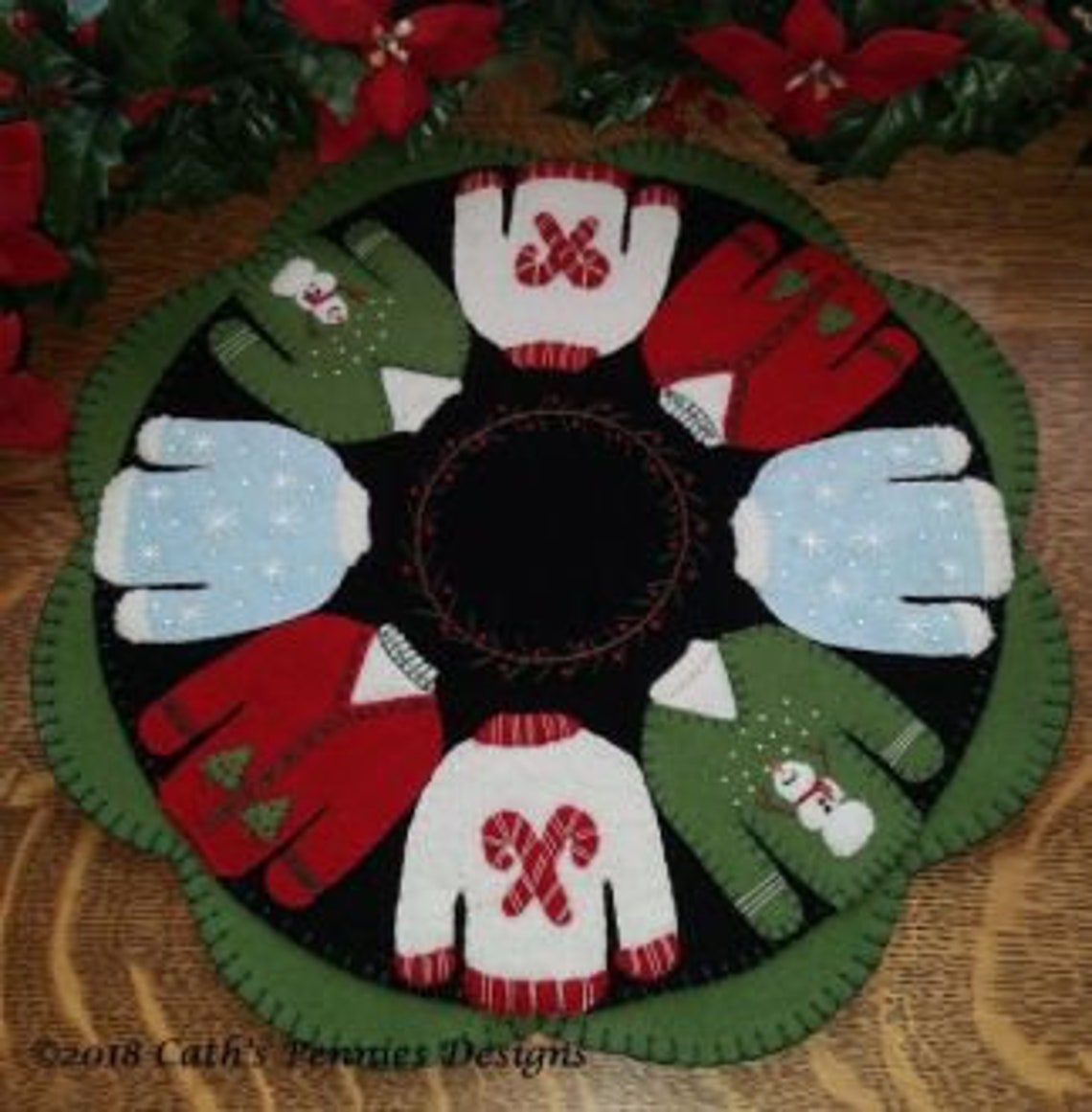 Wool Applique Pattern Sweater Wool Applique Pattern Winter - Etsy
