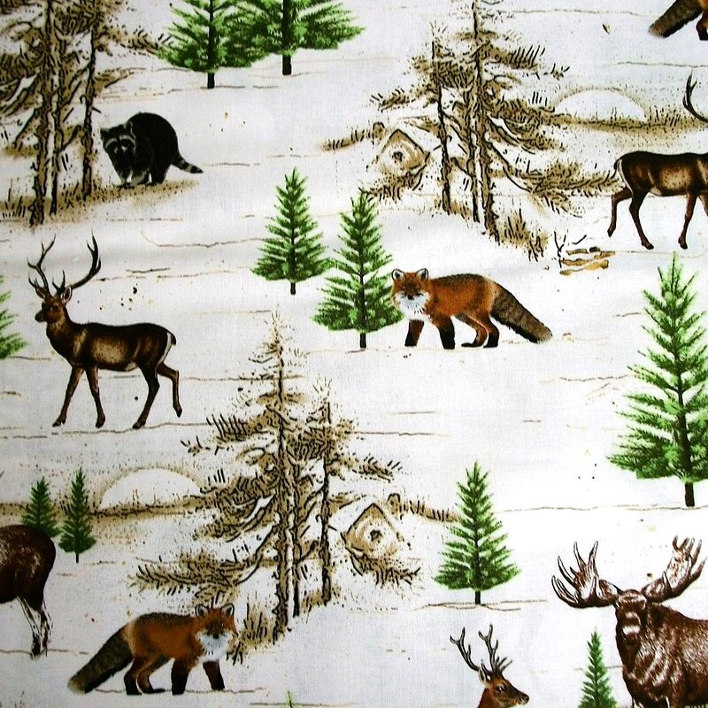 Moose Fabric - Etsy