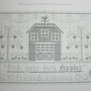 Cross Stitch Pattern, Stitchery Pattern, Country Cross Stitch Pattern ...