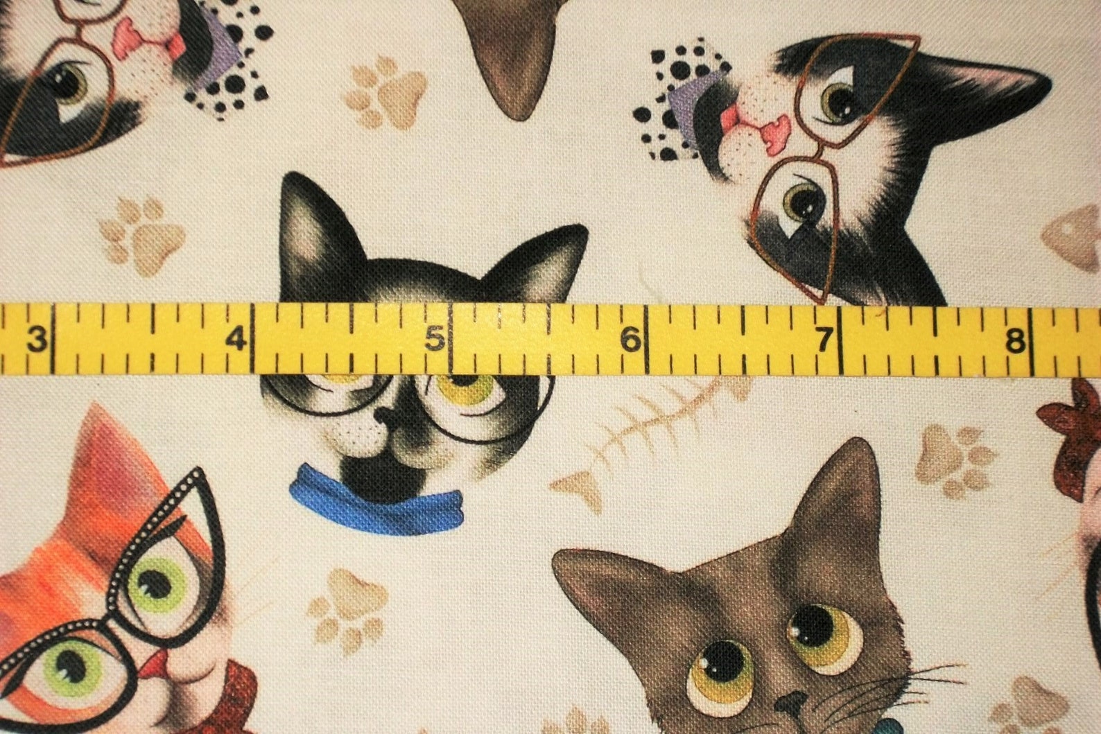 Cat Fabric Kitty Fabric by the Yard Timeless Treasures - Etsy