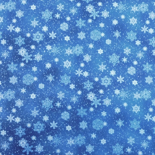 Snowflake Fabric Christmas Fabric Holiday Fabric by the - Etsy