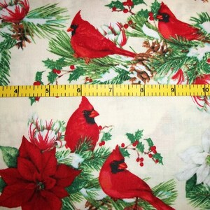 Bird Fabric, Chickadee Fabric, Cardinal Fabric, by the Yard, Wilmington ...