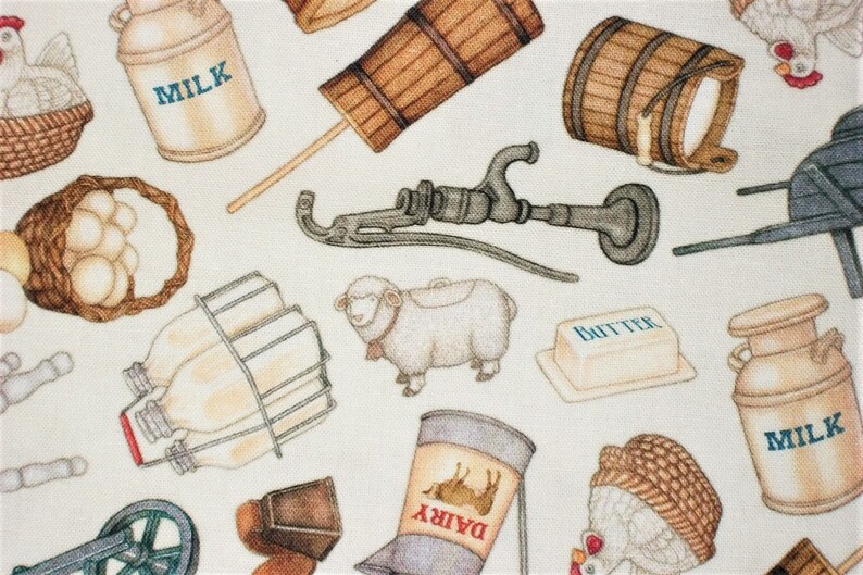 Country Fabric Kitchen Fabric by the Yard QT Fabrics | Etsy