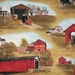 Covered Bridge Fabric Country Fabric Quilt Barn Fabric by - Etsy