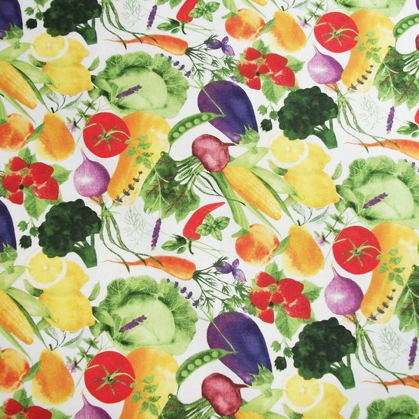 Vegetable Fabric - Etsy