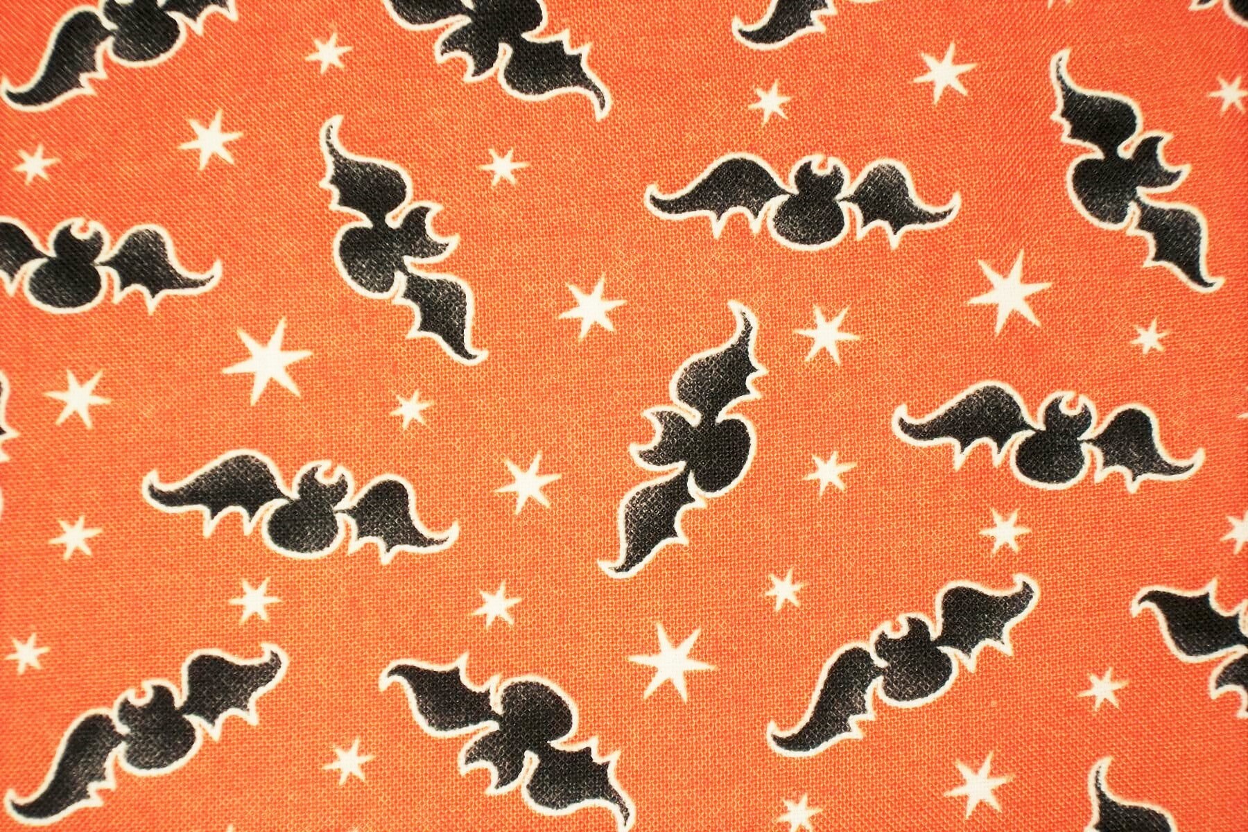 Halloween Fabric Bat Fabric Flying Bat Fabric by the Yard - Etsy