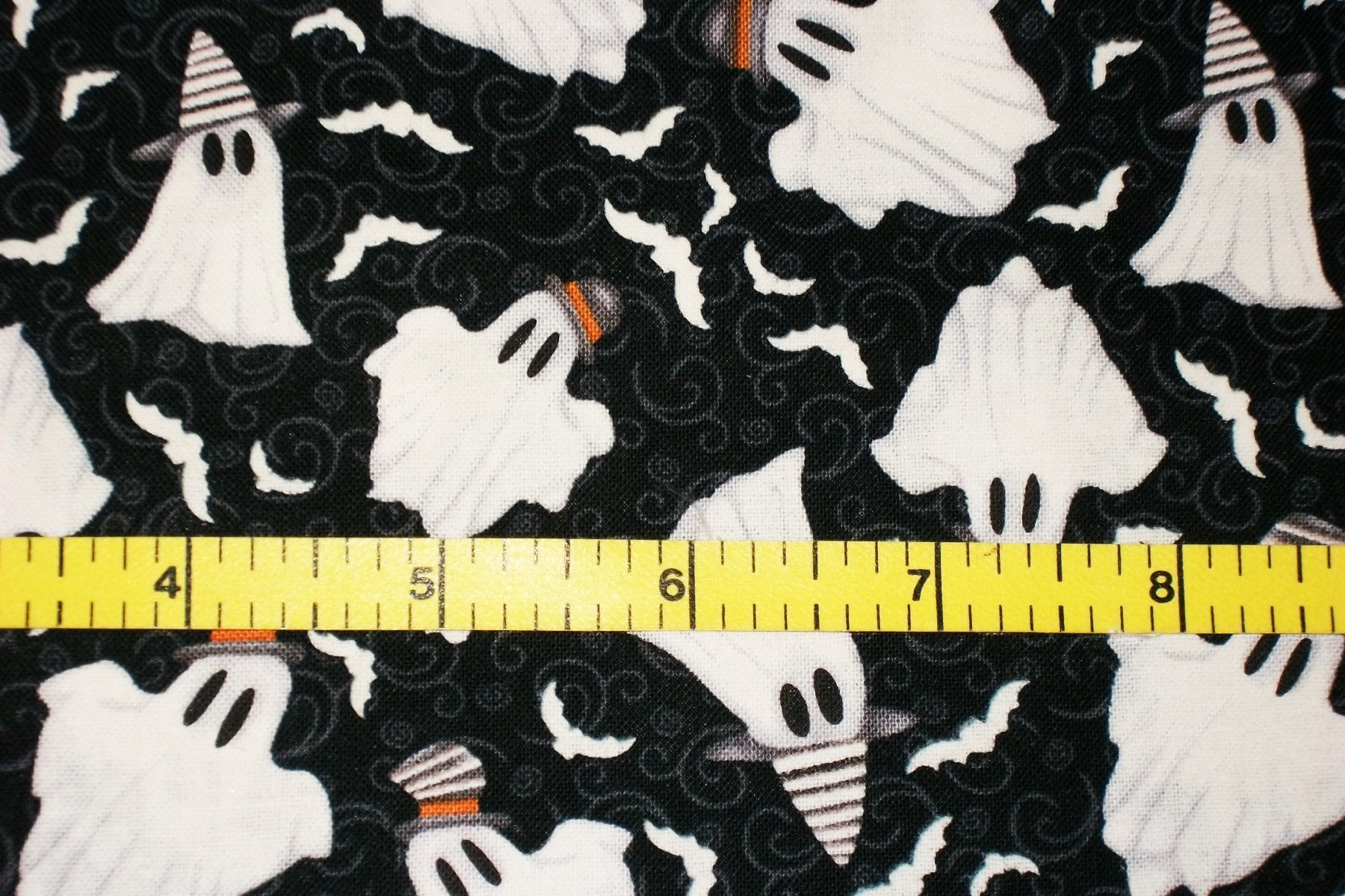 Halloween Fabric Ghost Fabric by the Yard Henry Glass - Etsy