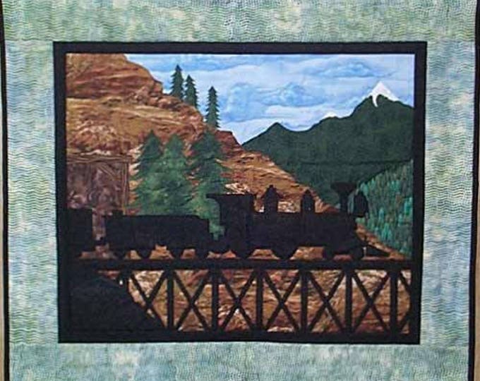 Quilt Pattern Applique Quilt Pattern Landscape Quilt - Etsy