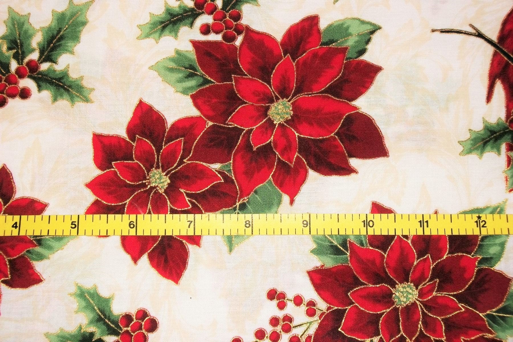 Cardinal Fabric Bird Fabric Christmas Fabric by the Yard - Etsy