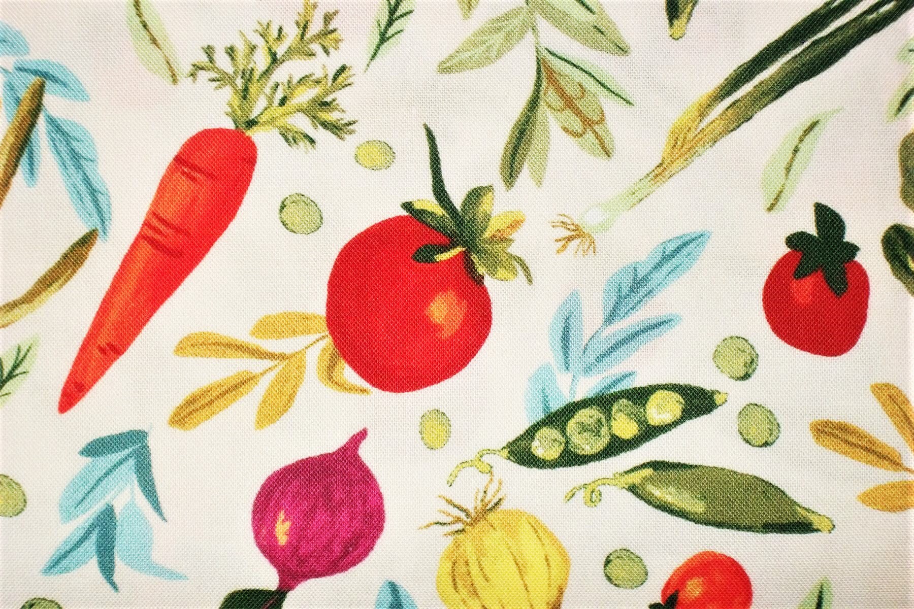 Vegetable Fabric, Garden Farm Fabric, by the Yard, Windham Fabric ...