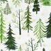 Tree Fabric Christmas Fabric Winter Fabric by the Yard - Etsy