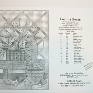 Cross Stitch Pattern, Stitchery Pattern, Country Cross Stitch Pattern ...