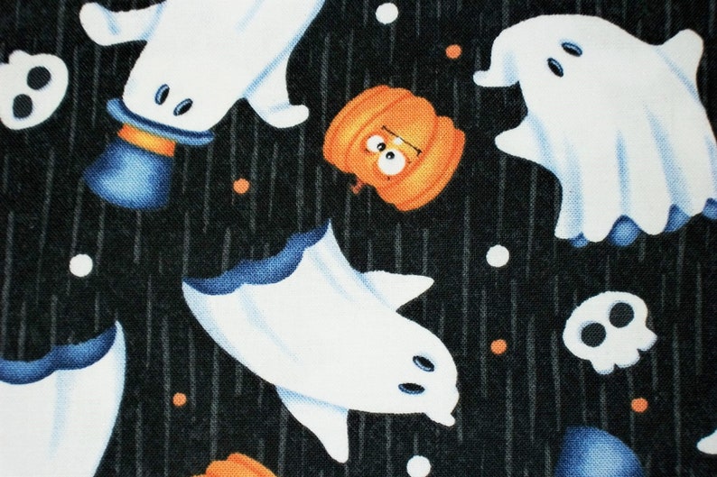 Halloween Fabric Ghost Fabric by the Yard Henry Glass | Etsy