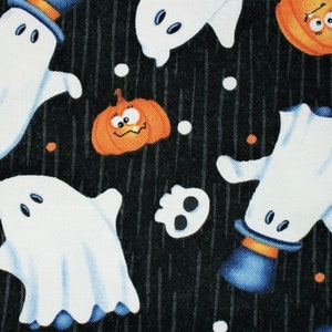 Halloween Fabric Ghost Fabric by the Yard Henry Glass | Etsy