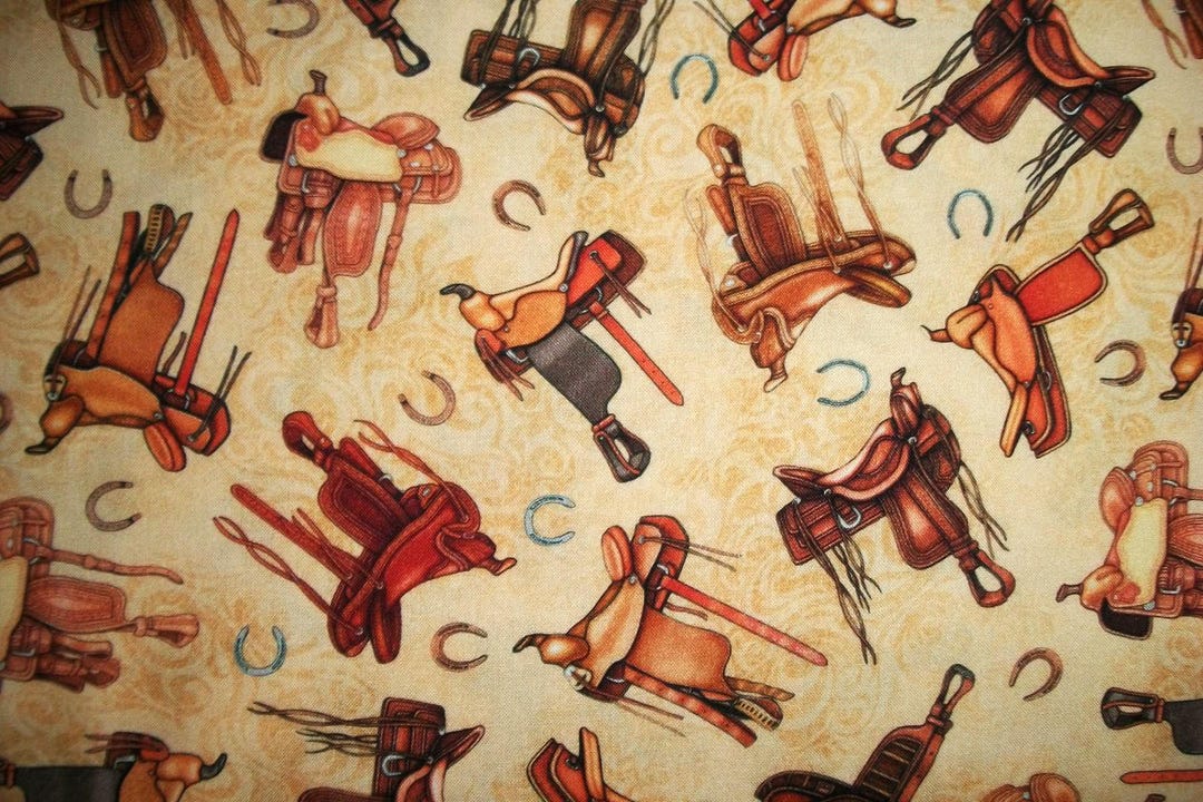 Western Fabric, Cowboy Fabric, by the Yard, QT Fabrics, Quilting Sewing ...