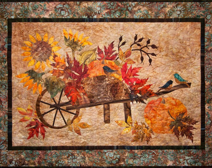 Quilt Pattern, Fall Quilt Pattern, Wall Hanging, Applique Pattern ...