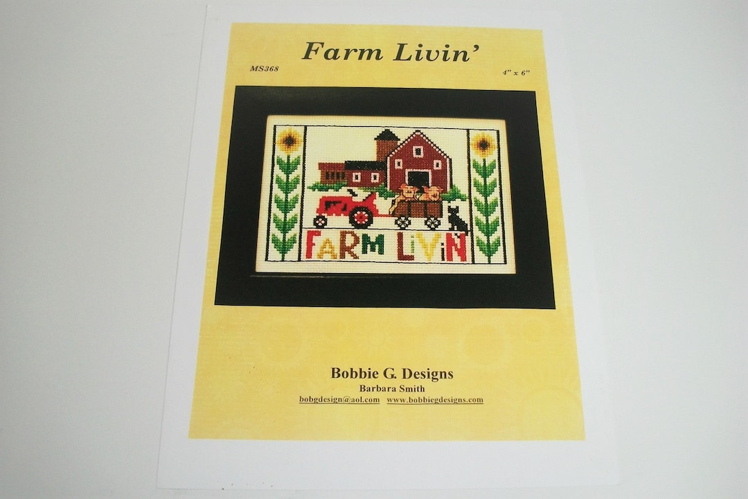 Cross Stitch Pattern, Stitchery Pattern, Country Cross Stitch Pattern ...