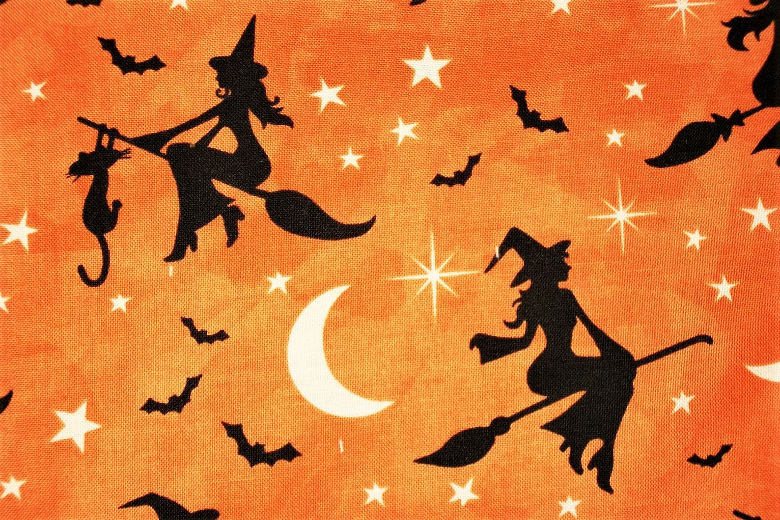 Halloween Fabric Witch Fabric By The Yard Michael Miller | Etsy